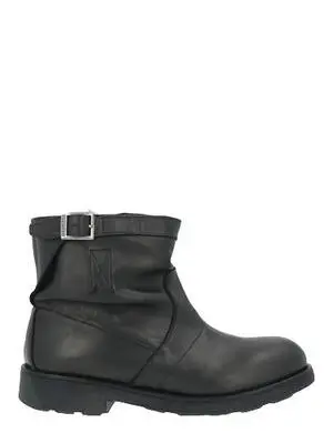 BIKKEMBERGS Calfskin Ankle Boots - Black