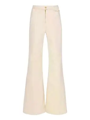 Ulla Johnson Odelia Flare Jeans - Neutrals