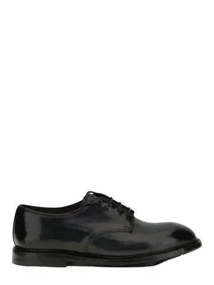 Premiata Polished Finish Derby Shoes - Black