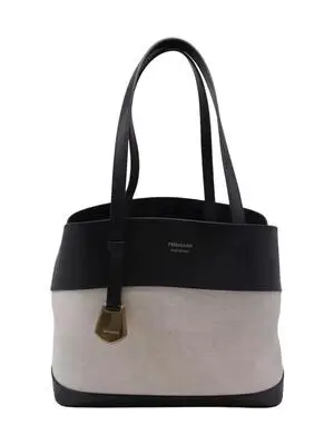 FERRAGAMO Beige Leather Tote Bag - Neutrals