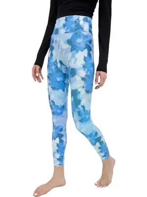 CASALL Floral-print Leggings - Blue