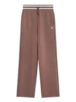 Armani Exchange Logo Plaque Track Pants - Brown