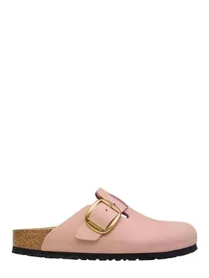 BIRKENSTOCK Birkenstock Boston Big Buckle Nubuck Sandals Pink