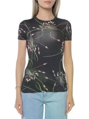 Ted Baker London Floral Print T-shirt - Black