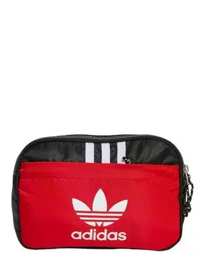 Adidas Adicolor Logo Print Belt Bag - Red
