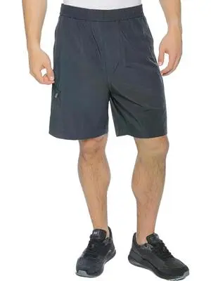 Armani Exchange Elasticated Waistband Shorts - Blue