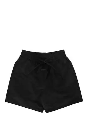 Fear Of God Logo-patch Drawstring Track Shorts - Black