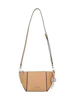 Michael Kors Jordi Leather Crossbody Bag - Neutrals