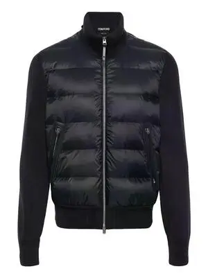 TOM FORD Quilted Padded Jacket - Blue