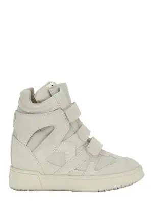 Isabel Marant Étoile Isabel Marant Suede Wedge Sneakers Multicolor