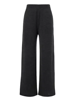 THE ROW Orpin Cashmere Wide-leg Pants - Grey