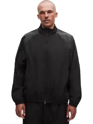 Lululemon Nylon Oversized Track Jacket - Black/graphite Grey/black