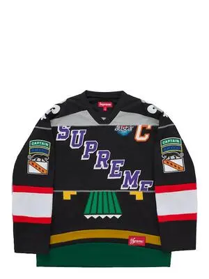 Supreme Paneled Hockey Jersey - Black