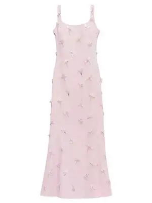 Simkhai Simkhai Briella Floral-Appliqué Gown Pink