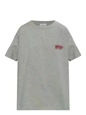 ATTICO The Attico Logo Embroidered T-Shirt