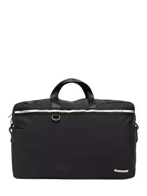 EA7 Logo-tape Gym Bag - Black