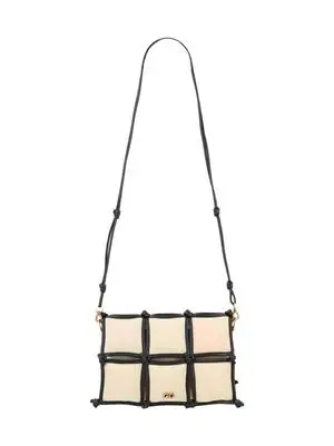 Cult Gaia Cult Gaia Gaia's Puff Knotted Cage-Detail Cross Body Bag Neutrals