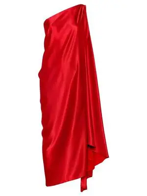 STEPHAN JANSON Stephan Janson One-Shoulder Draped Maxi Dress