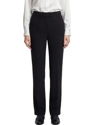 Valentino Garavani Tailored Stretch Crêpe Trousers - Black