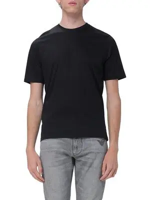 XC Basic Short-sleeved Crew Neck T-shirt In Cotton With A Slim Fit Black