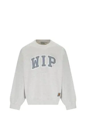 Carhartt Work In Progress Embroidered Logo Sweatshirt - Grey