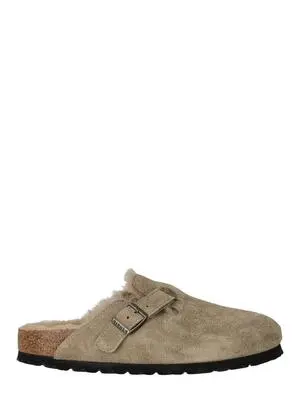 BIRKENSTOCK Boston Shearling Lined Clogs - Beige