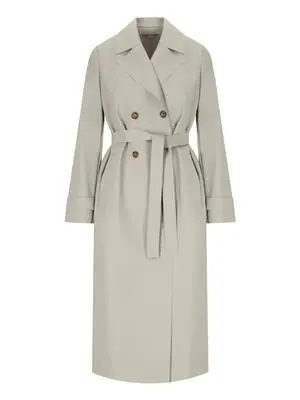 Max Mara Cedro Technical Trench Coat - Beige