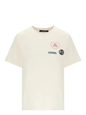 MAX MARA Max Mara Weekend "West" T-Shirt With Patches