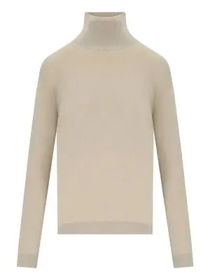 Max Mara Kiku Turtleneck Sweater - Beige
