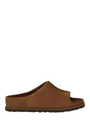 UGG Otzo Waterproof Nubuck Leather Slide - Brown