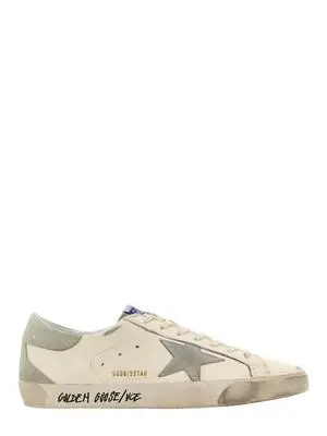 GOLDEN GOOSE Leather Super Star Sneakers - Multicolor