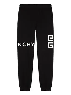 Givenchy Slim Fit Embroidered Trousers - Black