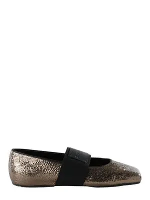 Givenchy Sliced Square Ballerina - Brown