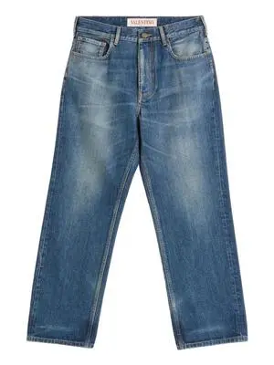 Valentino Garavani Valentino Regular Fit Denim Trousers Denim