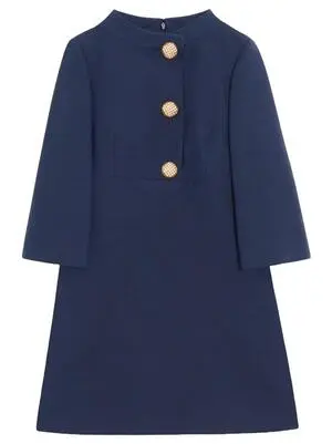 Valentino Garavani Crepe Couture Short Dress - Blue