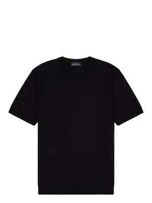 J. MUESER J. Mueser - Knitted Linen And Cotton-Blend T-Shirt - Men - Black - M