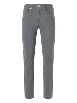 FRAME L'homme Slim-fit Stretch Lyocell-blend Trousers - Gray