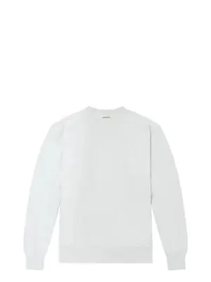 Auralee Cotton-jersey Sweatshirt - Green