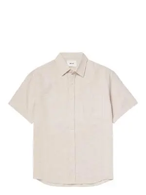 Nn07 Deon 5708 Linen Shirt - Neutrals