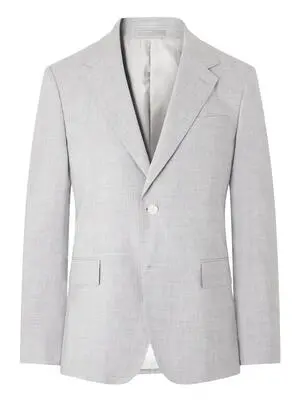 Mr P. Wool And Linen-blend Suit Jacket - Gray