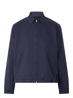 Rag & Bone RAG & BONE Cotton-Blend Twill Harrington Jacket Blue