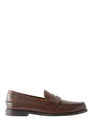 Polo Ralph Lauren Alston Leather Penny Loafers - Brown