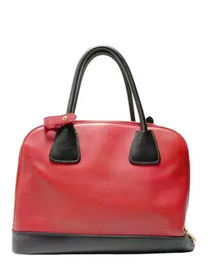 Prada Soft Calf Promenade Handbag - Red