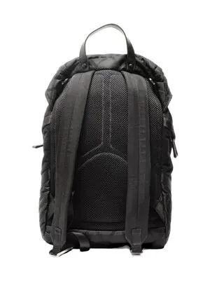 Prada Quilted Patch Backpack - Black