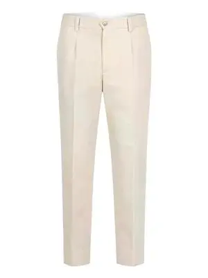 BRIGLIA 1949 Portofino Pleated Trousers - Neutrals