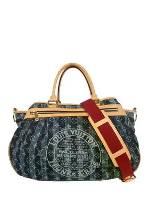 LOUIS VUITTON Cabas Raye Monogram Tote Bag - Blue