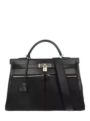 Hermès 2005 Kelly Lakis Tote Bag - Black