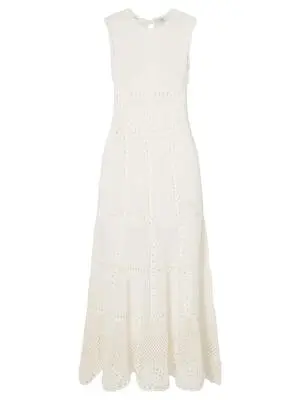ERDEM Erdem Crocheted Cotton Midi Dress