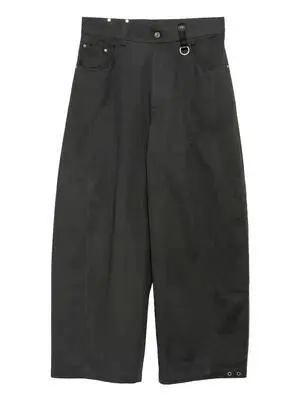 TEAM WANG DESIGN Reset Wide-leg Trousers - Grey