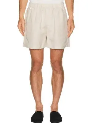AUTO-REPLY Pull On Linen Blend Shorts - Sand